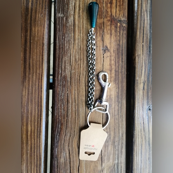 Hand Crafted | Accessories | Handmade Blue Teardrop Keychain | Poshmark